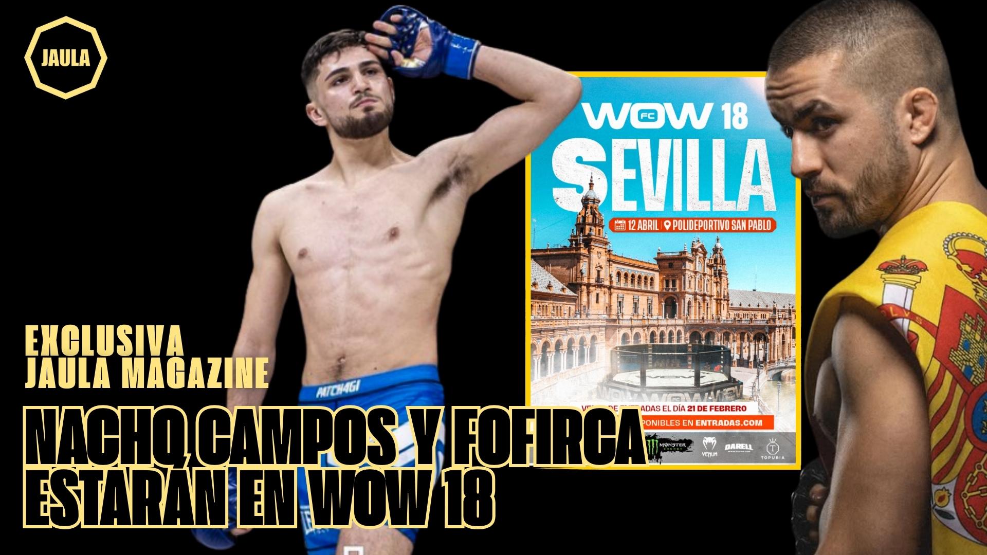 Nacho Campos y Antonio Fofirca en WOW Sevilla